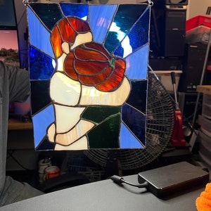 Custom Stained Glass Memorial - Etsy