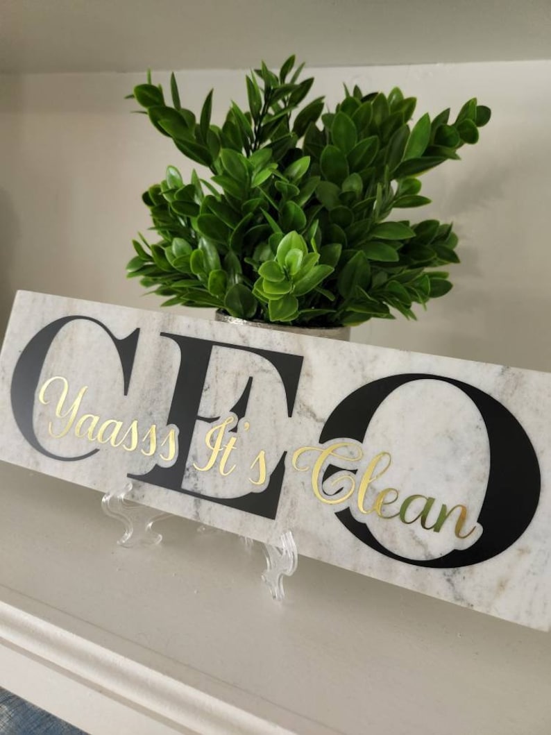 CEO Plaque Boss Plaque Business Owner Gift Office Decor - Etsy