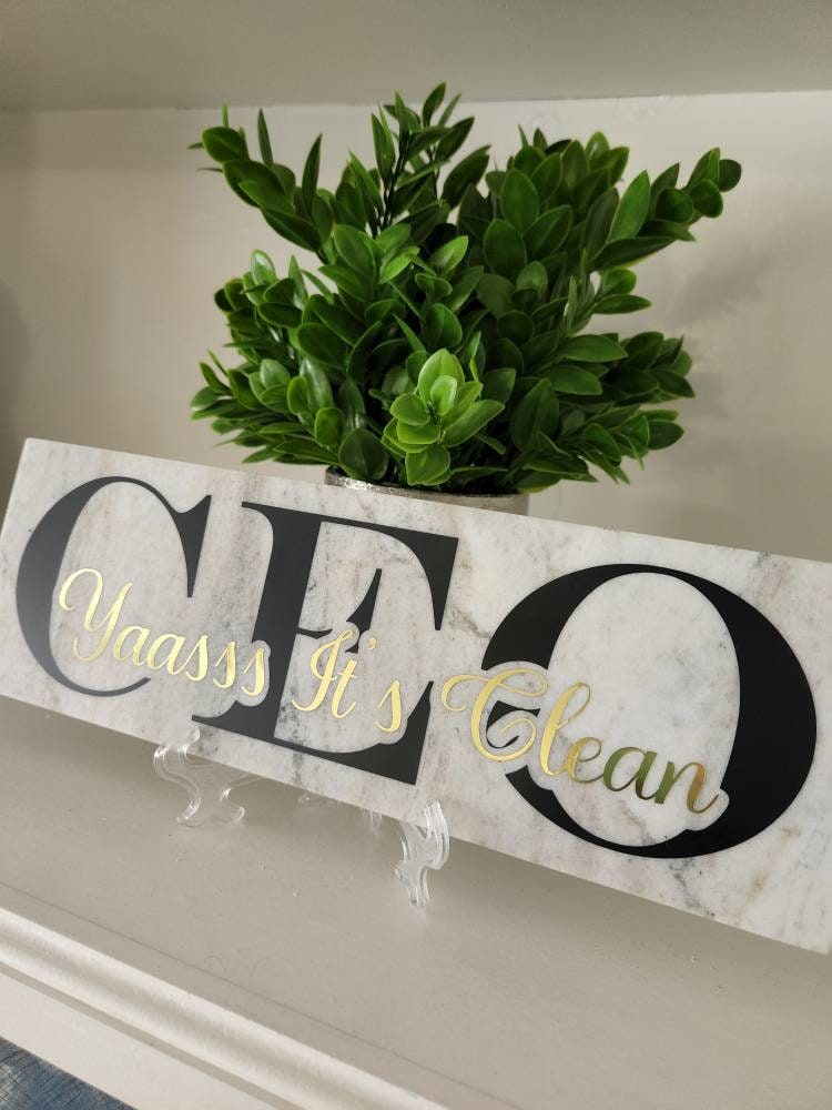 CEO Plaque Boss Plaque Business Owner Gift Office Decor - Etsy