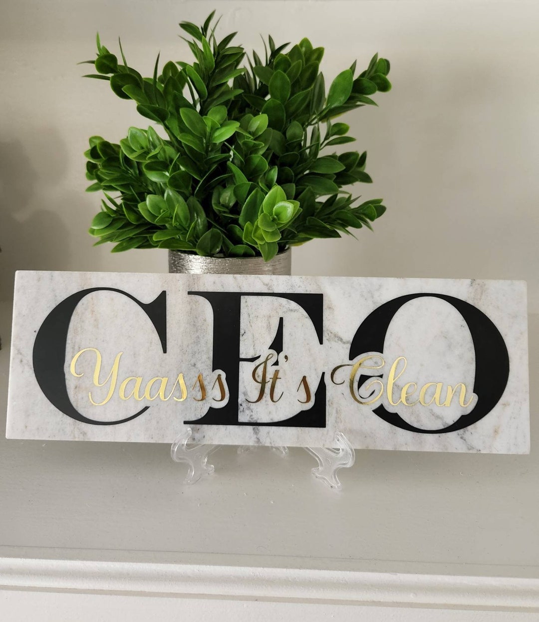 CEO Plaque Boss Plaque Business Owner Gift Office Decor - Etsy