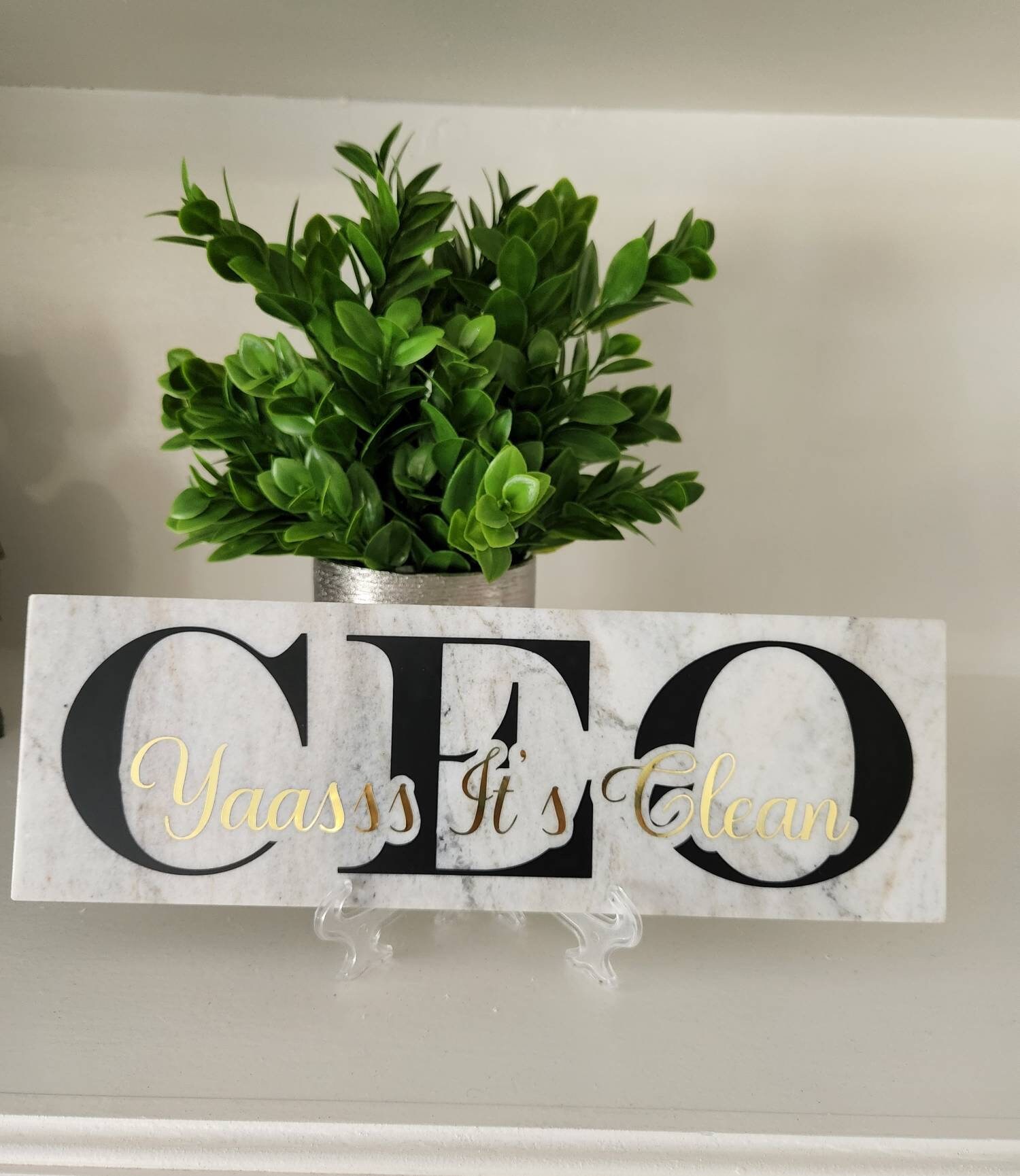 CEO Plaque Boss Plaque Business Owner Gift Office Decor - Etsy