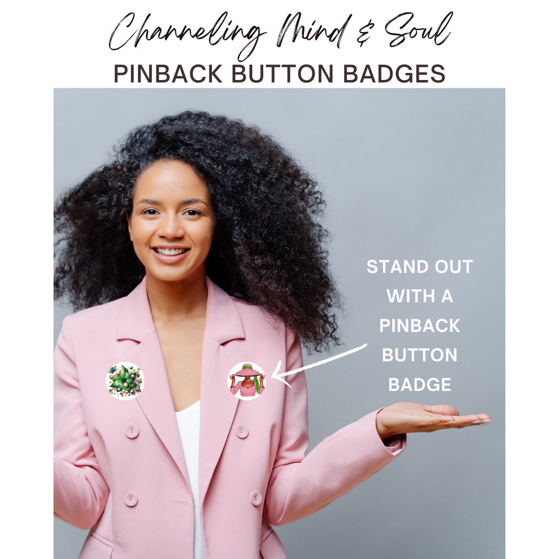 Pink and Greek Sorority Badge | Sorority Merch | Soror Pin | 2.25 ...