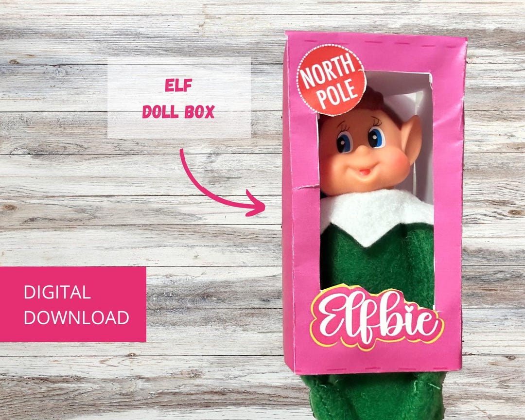 Elf Doll Box, Elf Accessories - Etsy
