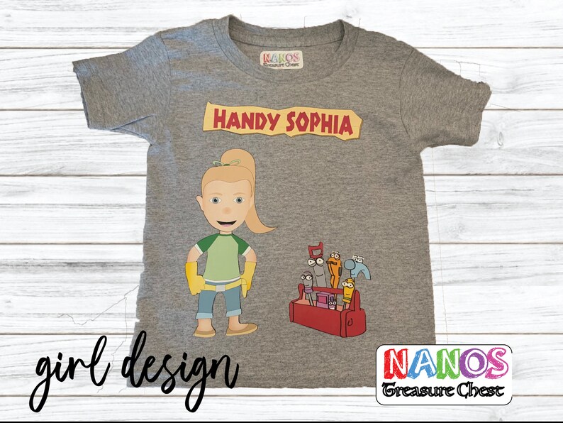 Handy Manny Inspired CUSTOM Toddler Shirt - Etsy