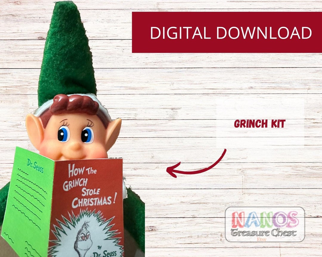 Grinch Kit, Elf Accessories - Etsy
