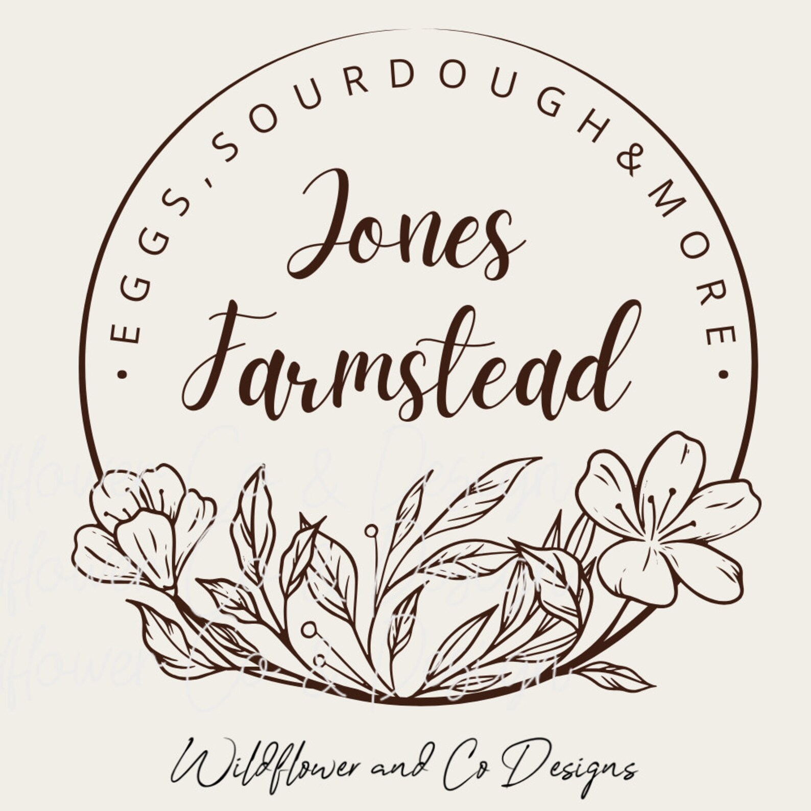 Editable Logo for Egg, Sourdough, Bread, Bakery, Baked Goods, Homestead ...