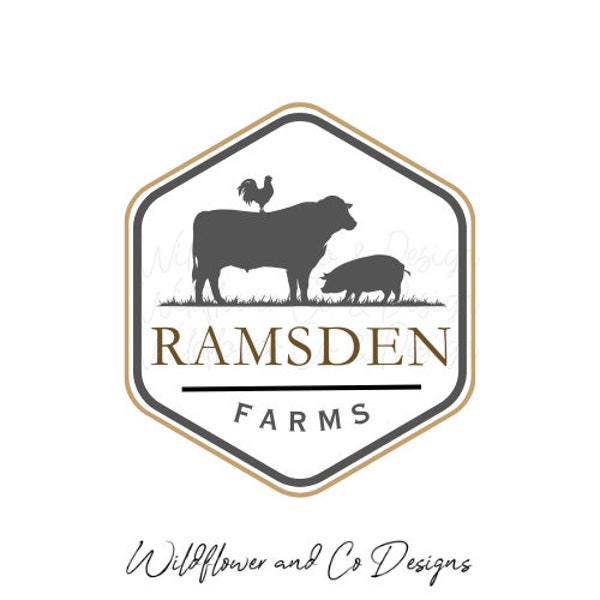 Farm Business Logo Svg - Etsy