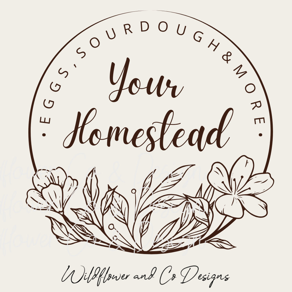Editable Logo for Egg, Sourdough, Bread, Bakery, Baked Goods, Homestead ...