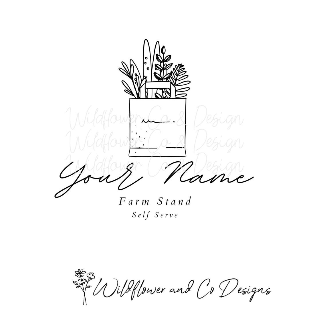 Editable Shop Logo for FARM STAND, Sell Sourdough, Bread, Bakery, Baked ...