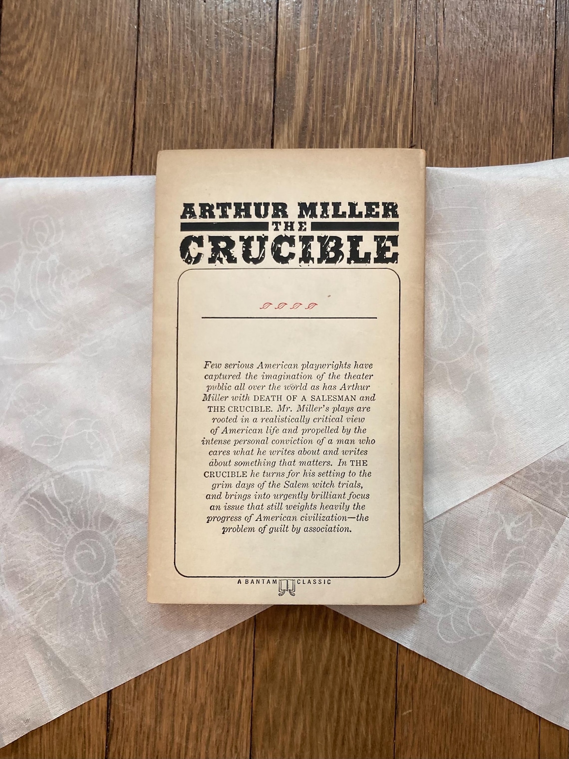 The Crucible by Arthur Miller - Etsy