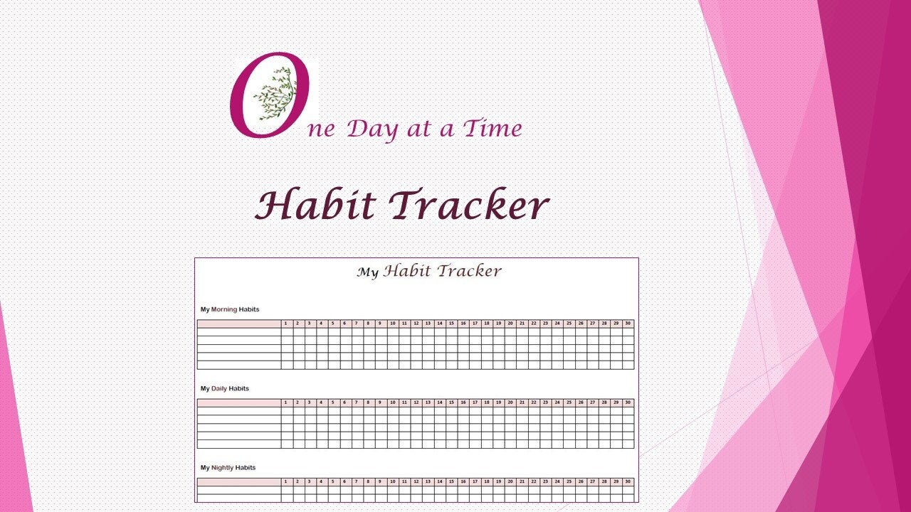 Habit Tracker Printable PDF Mental Health Printable Mental - Etsy Australia