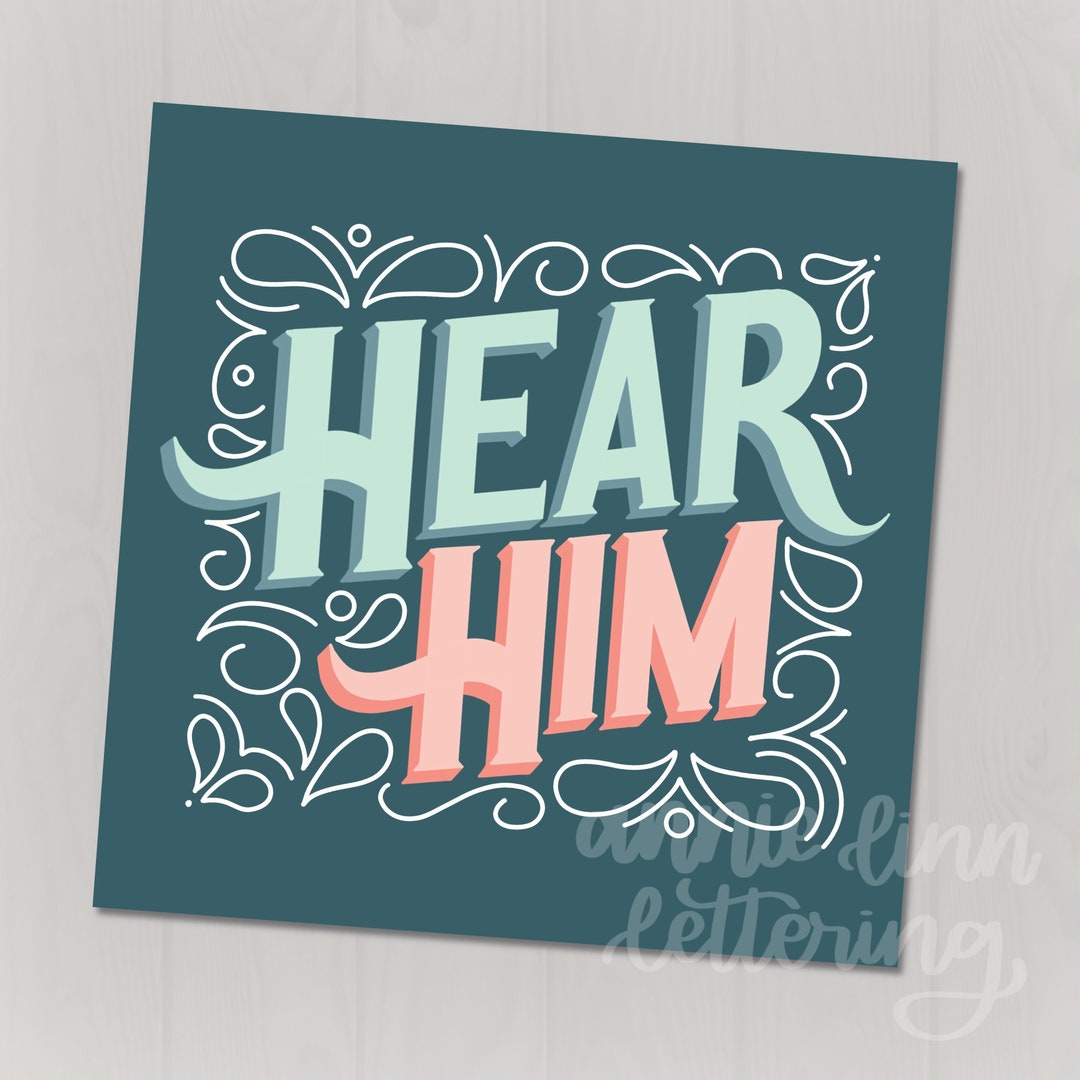 Hear Him LDS Digital Print Church of Jesus Christ of Latter Day Saints ...