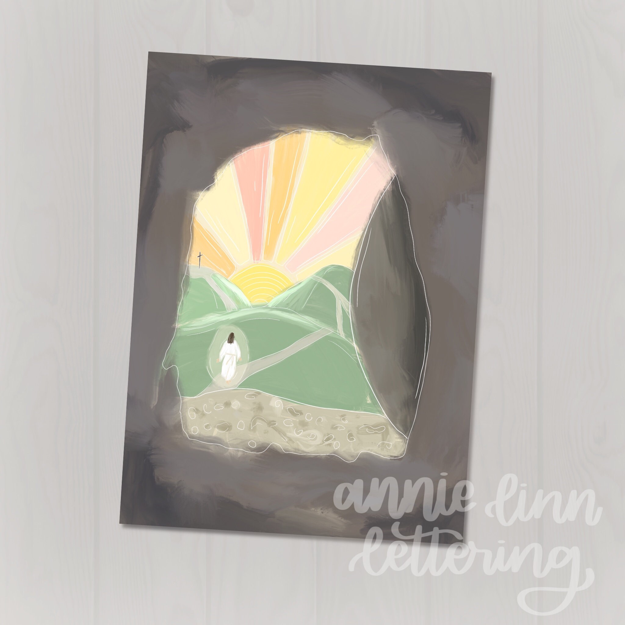 From the Tomb Print Jesus Christ Easter Sunset Resurrection - Etsy