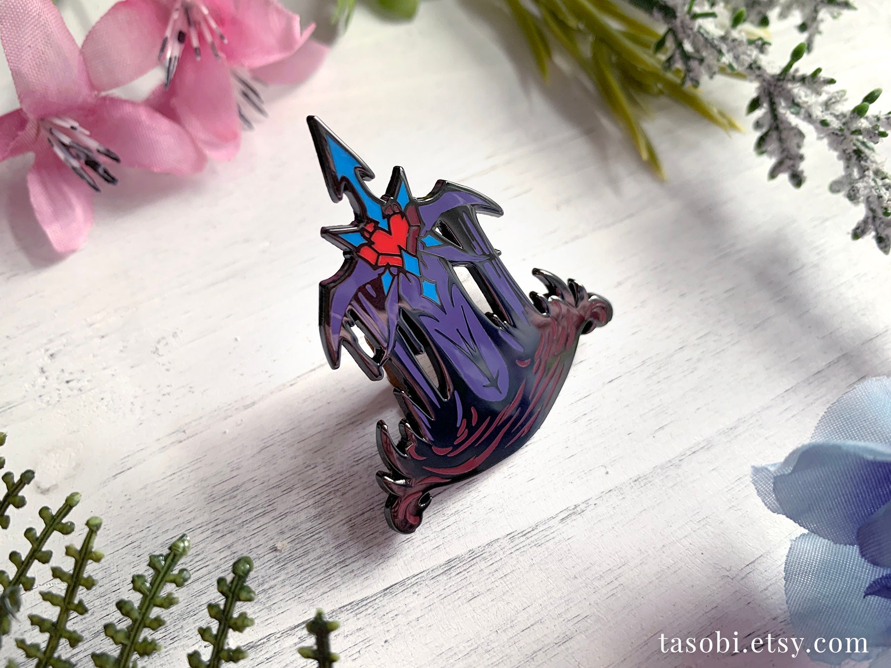 FFXIV Drk Knight LB3 Enamel Pin | Etsy