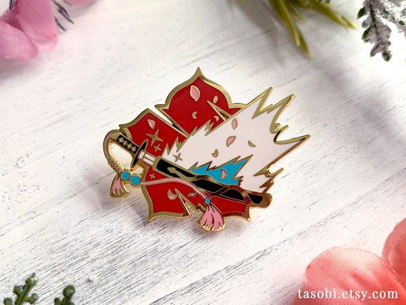 FFXIV Samurai LB3 Enamel Pin | Etsy