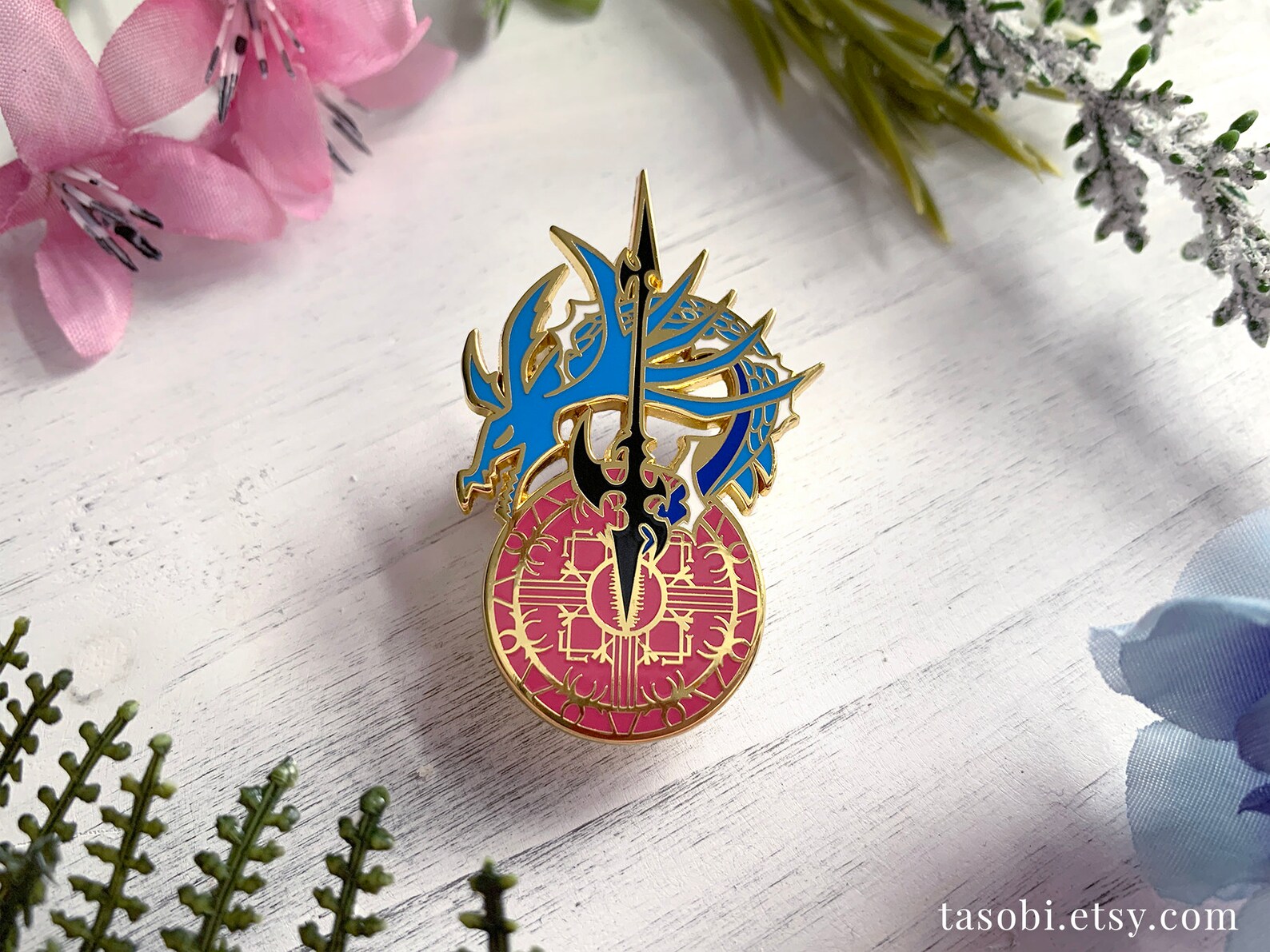 FFXIV Dragoon LB3 Enamel Pin - Etsy