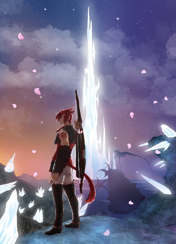 FFXIV 5x7 Crystal Exarch Prints - Etsy