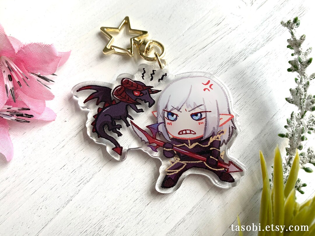 FFXIV Estinien Keychain - Etsy