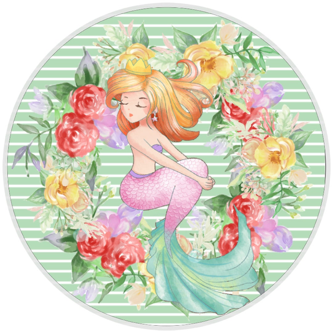 10” Mermaid Sign, Ocean Sign, Wreath Sign, Home Decor - Etsy