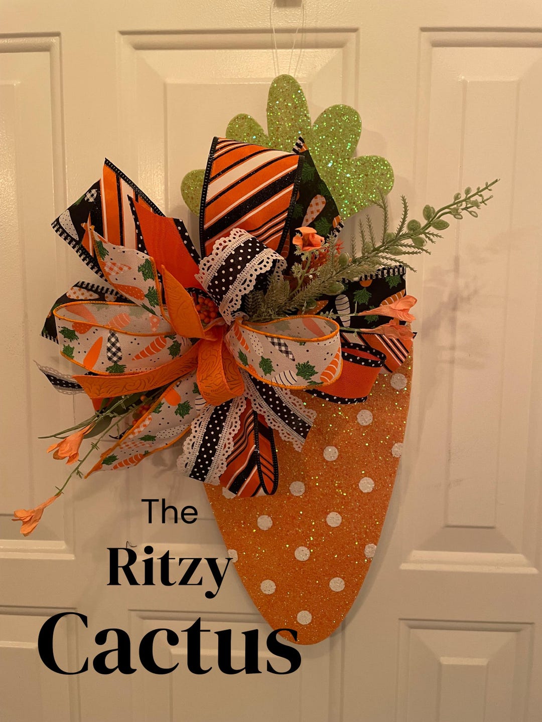 Glitter Carrot Door Decoration - Etsy