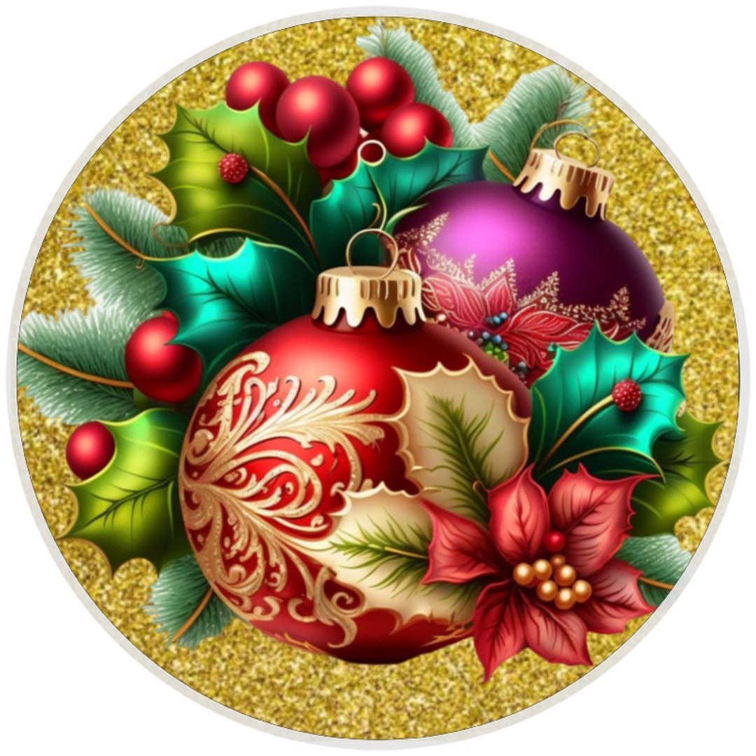Christmas Ornaments Sign, Wreath Sign, Home Decor - Etsy