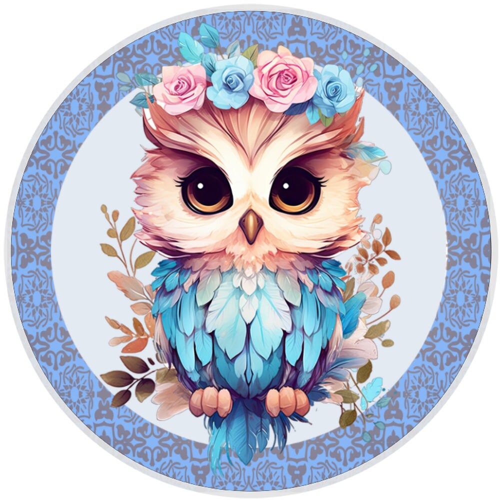 10 Owl Floral Sign Wreath Sign Home Decor Metal Sign the - Etsy