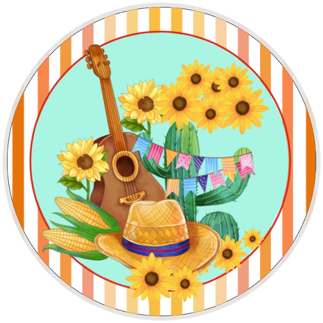 10” Summer Fiesta Sign, Wreath Sign, Home Decor - Etsy