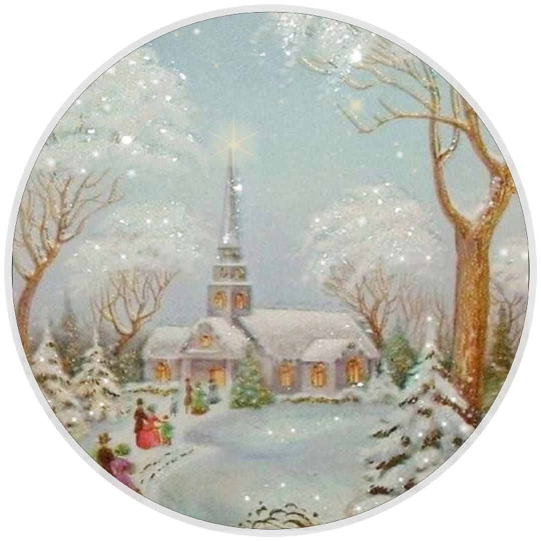 Vintage Look Christmas Church Sign, Wreath Sign, Home Decor - Etsy