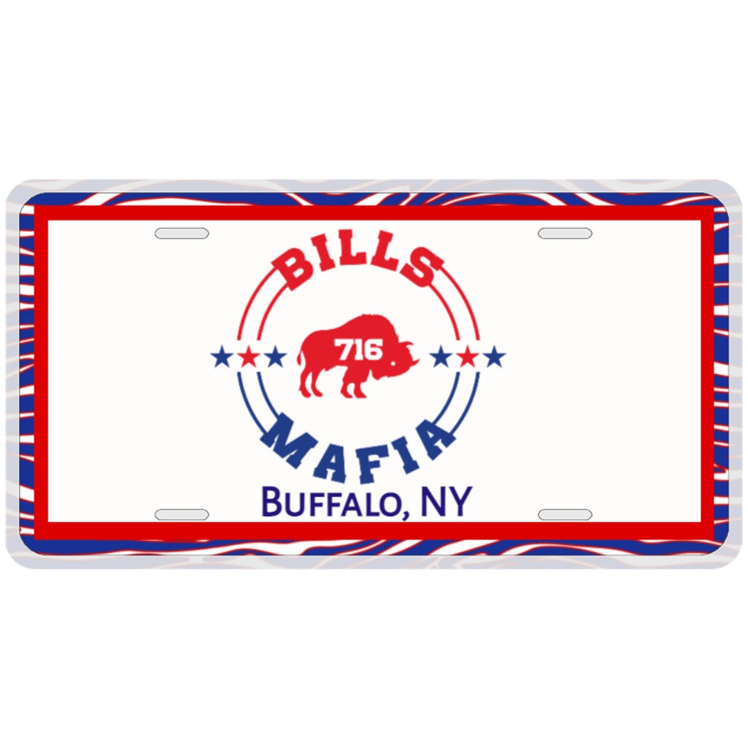 12" X 6" Customizable 716 Bills Mafia License Plate Sign, Metal Sign ...