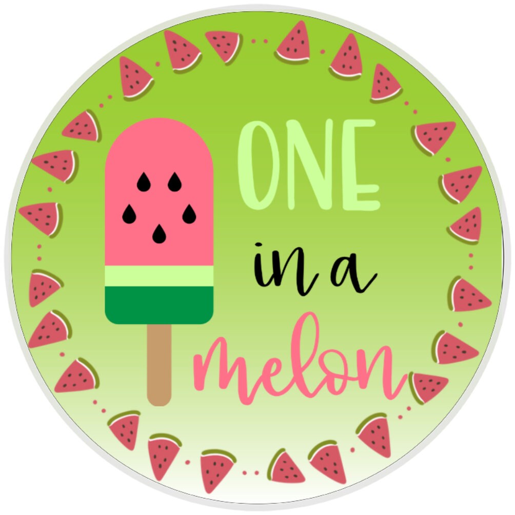 10 One in a Melon Sign, Wreath Sign, Summer Sign, Home Decor - Etsy