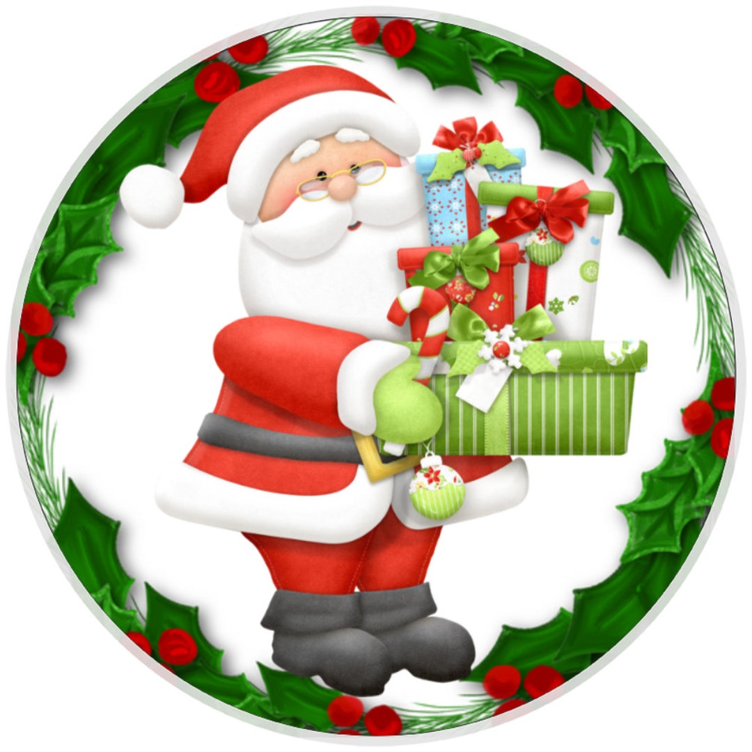 10 Presents From Santa Sign, Wreath Metal Sign, Home Decor - Etsy