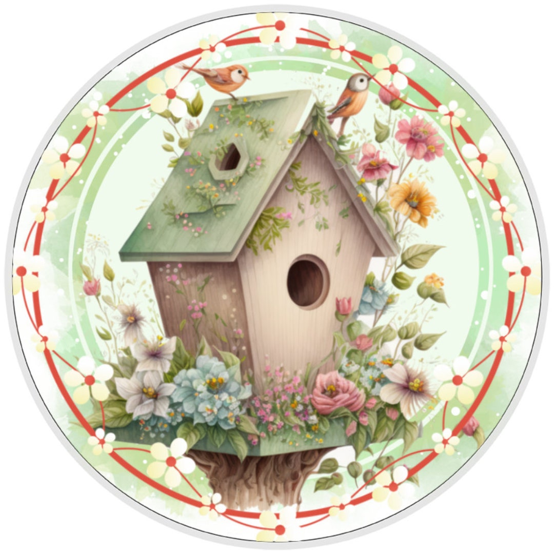 Birdhouse Sign, Wreath Sign, Home Decor - Etsy