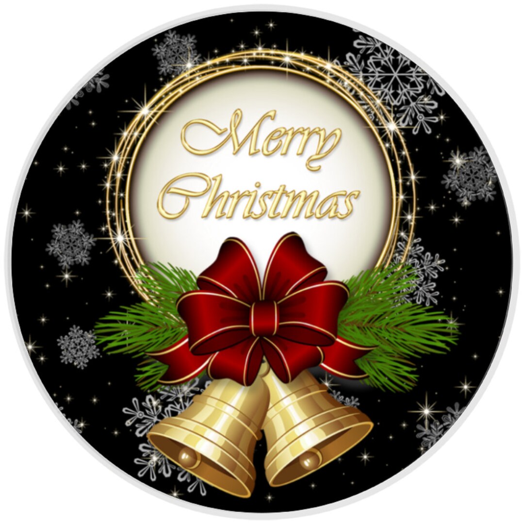 10” Merry Christmas Bells Sign, Wreath Metal Sign, Home Decor - Etsy