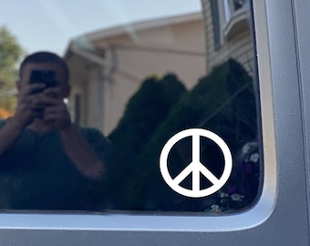 Peace Sign Decal Car Decal Window Sticker Vinyl Decal - Etsy