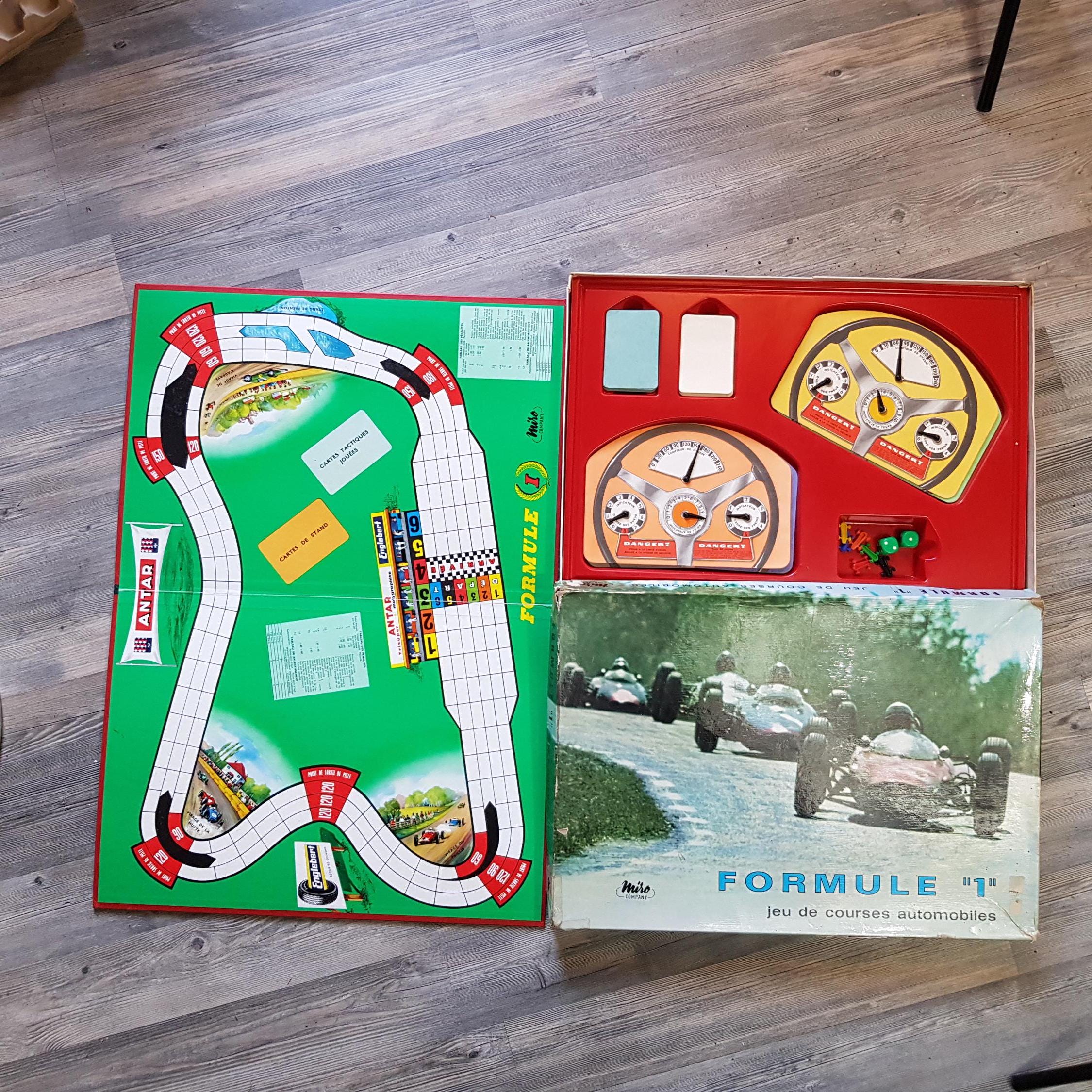 Vintage Formula 1 Board Game, Miro, 1966, Racing Game - Etsy
