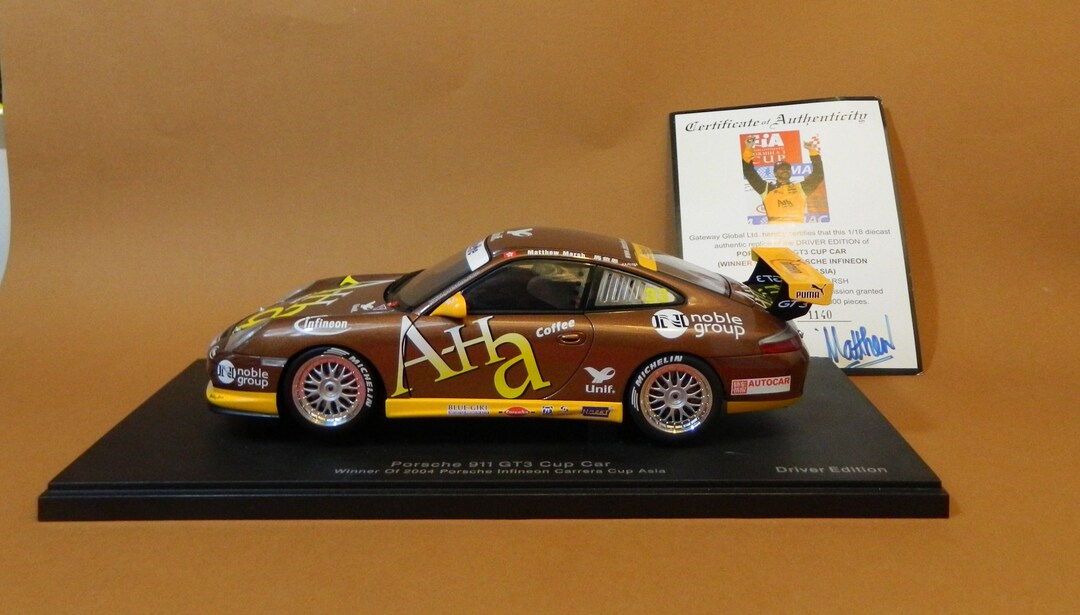 1:18,autoart,racing,porsche,infineon,911,gt3,carrera,winner,cup,asia ...