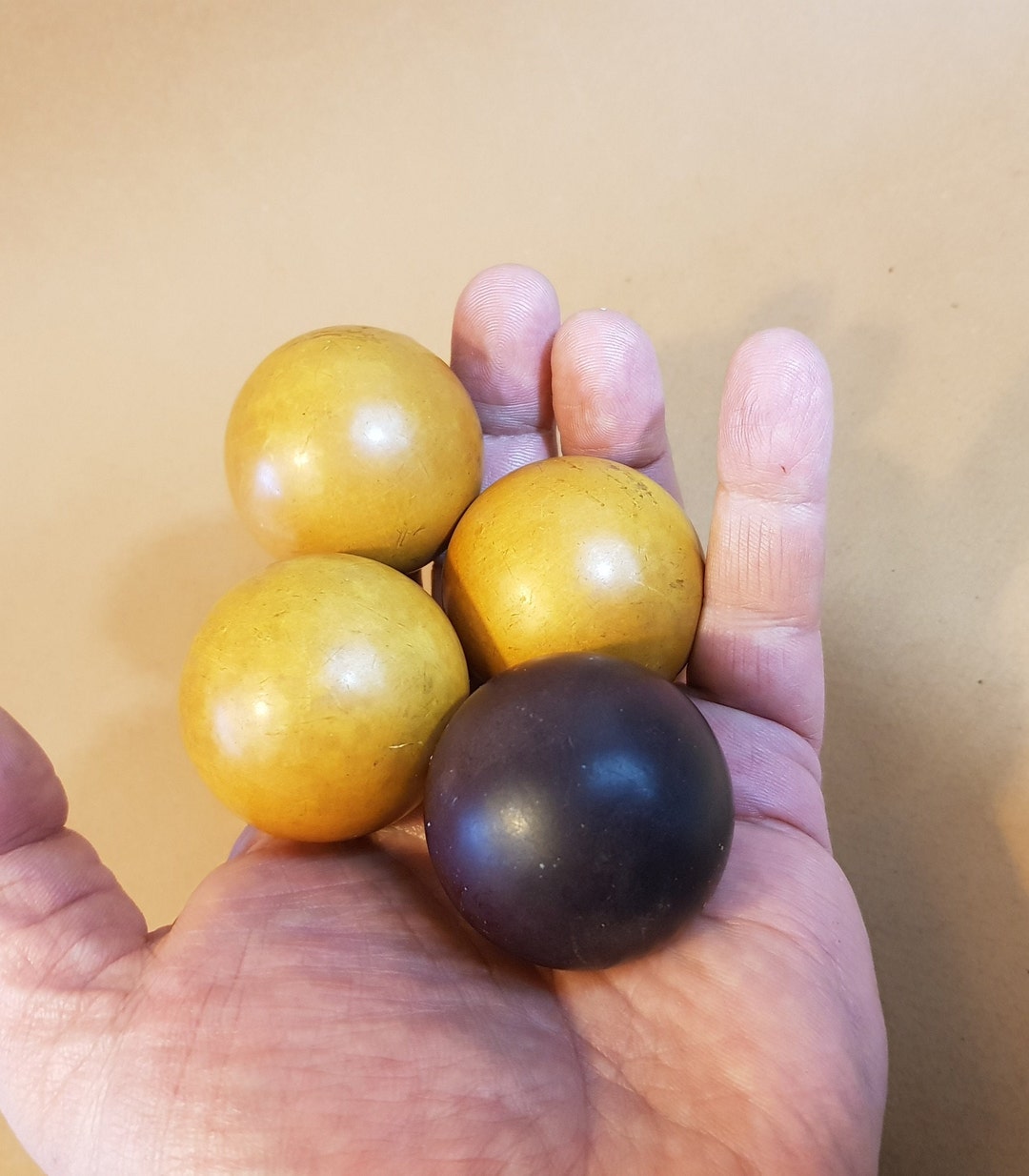 Quatre,4,boules,billes,ancien,billard,petite Table,français,russe ...