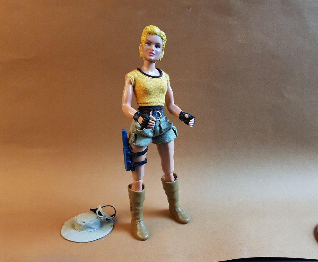 1996,hasbro,figurine,1/6,articulée,action Man,natalie,poole,real Karaté ...