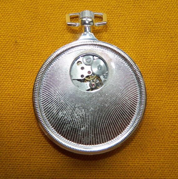 Montre,gousset,collection Héritage plaqué,argent,faça… - Gem
