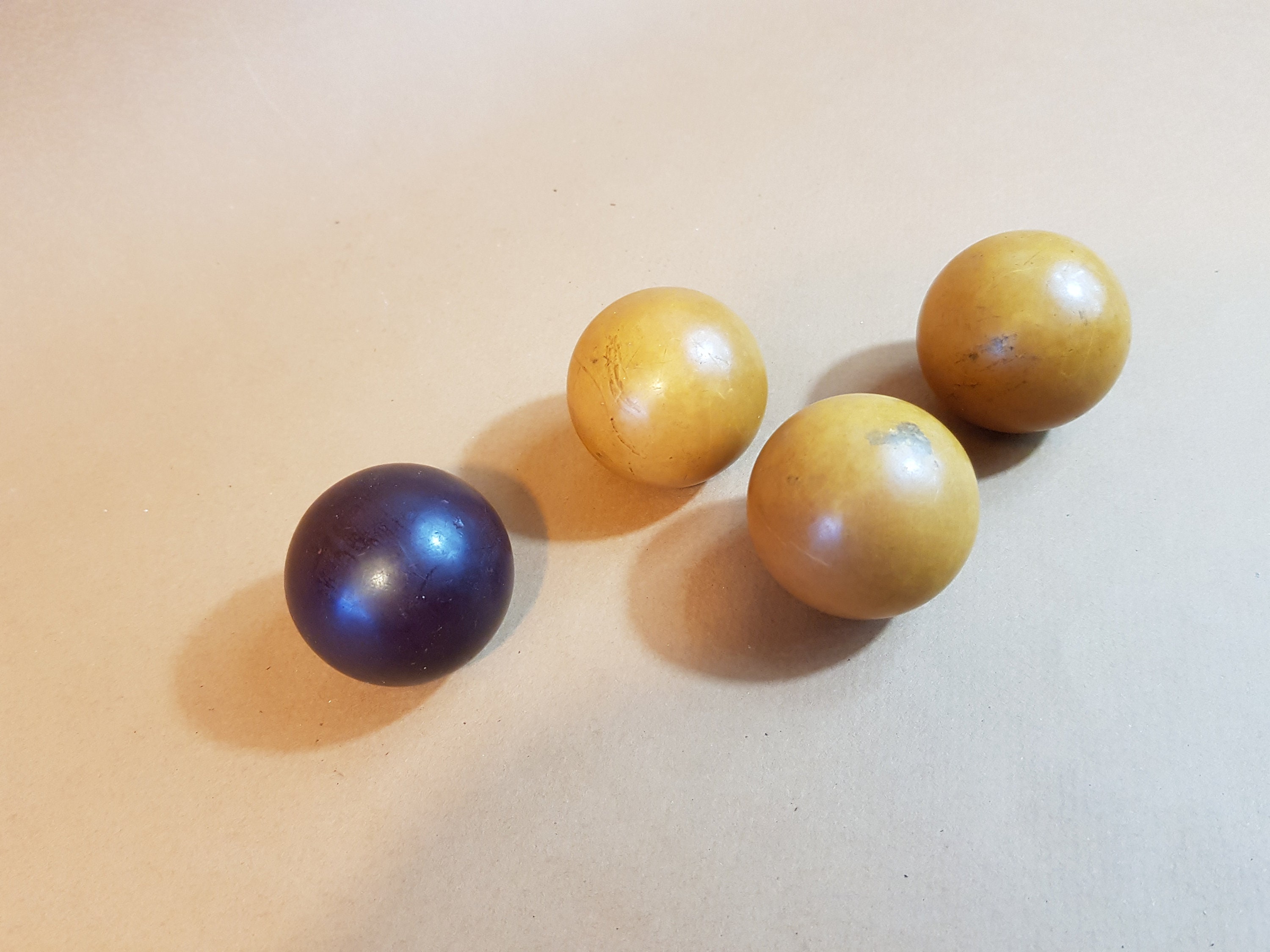 Quatre,4,boules,billes,ancien,billard,petite Table,français,russe ...