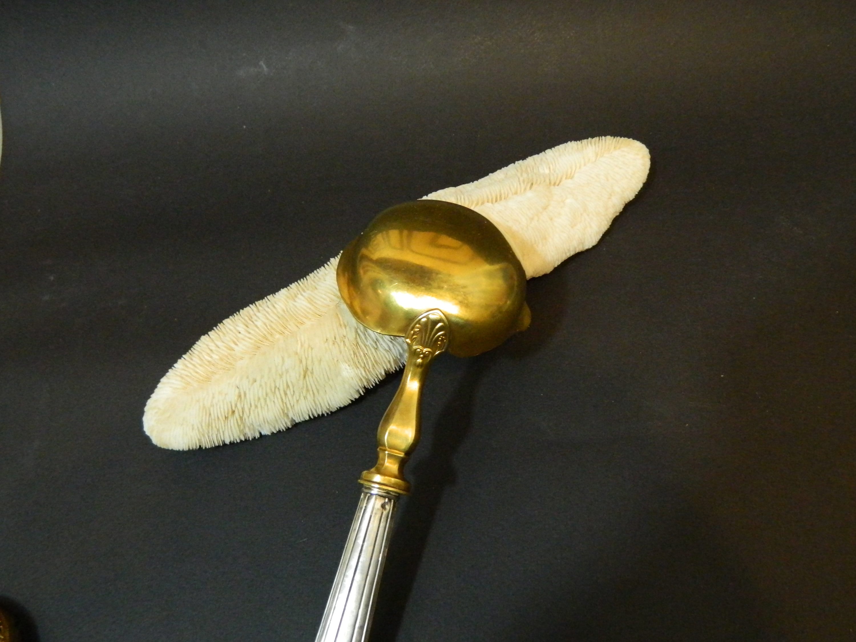 Petite Louche Pochon a Creme En Argent Fourré Et Vermeil - Etsy