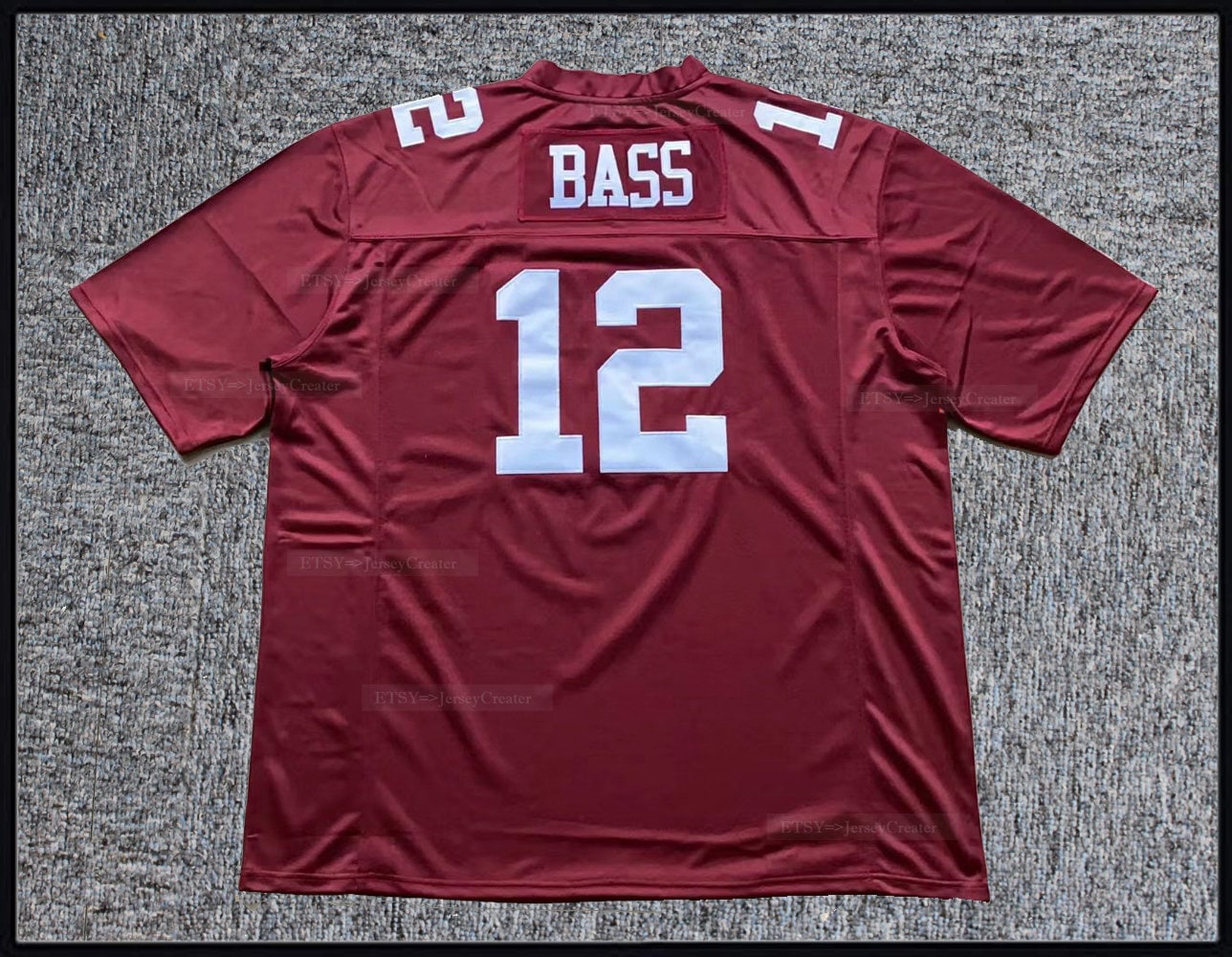 Remember the Titans #12 Sunshine Ronnie Bass Football Jersey All Sewn ...