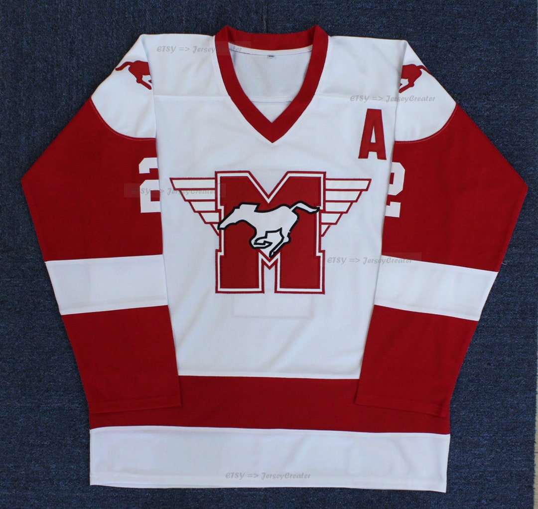Huey Hewitt #2 Hamilton Mustangs Hockey Jersey;stitched;youth/kids ...