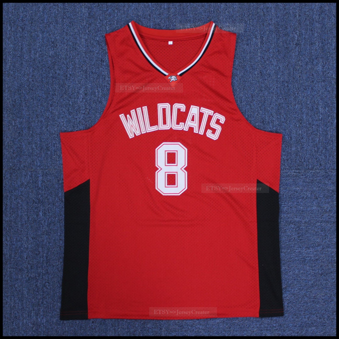 Movie Chad Danforth #8 East High School Basketball Jersey Team Wildcats ...