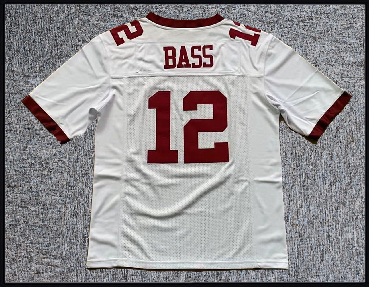 Remember the Titans #12 Sunshine Ronnie Bass Football Jersey All Sewn ...
