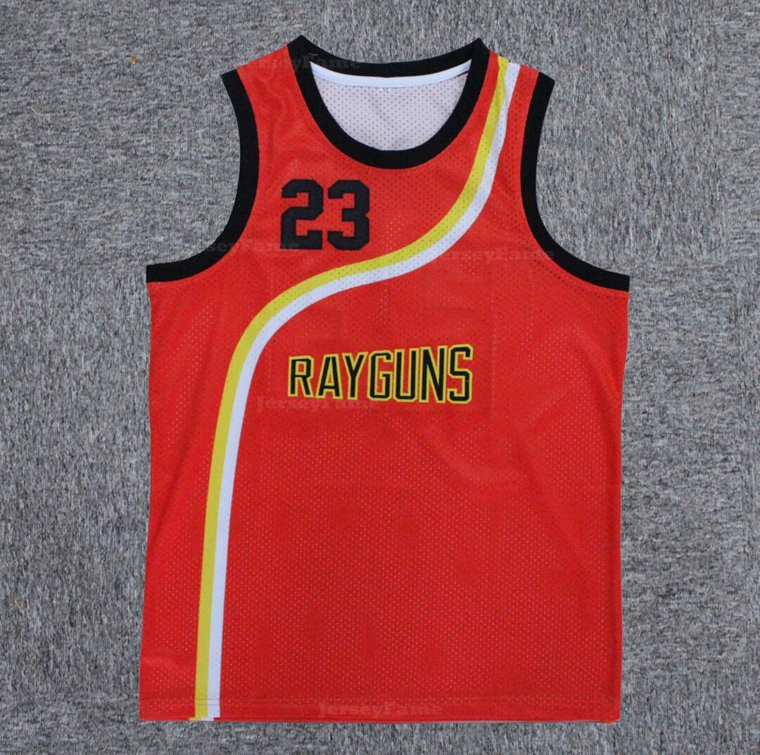1970 Michael #23 Rayguns Basketball Jersey Orange;youth/adult Size ...