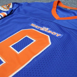 Bobby Boucher #9 the Waterboy Football Jersey Bourbon Patch Movie Hip ...
