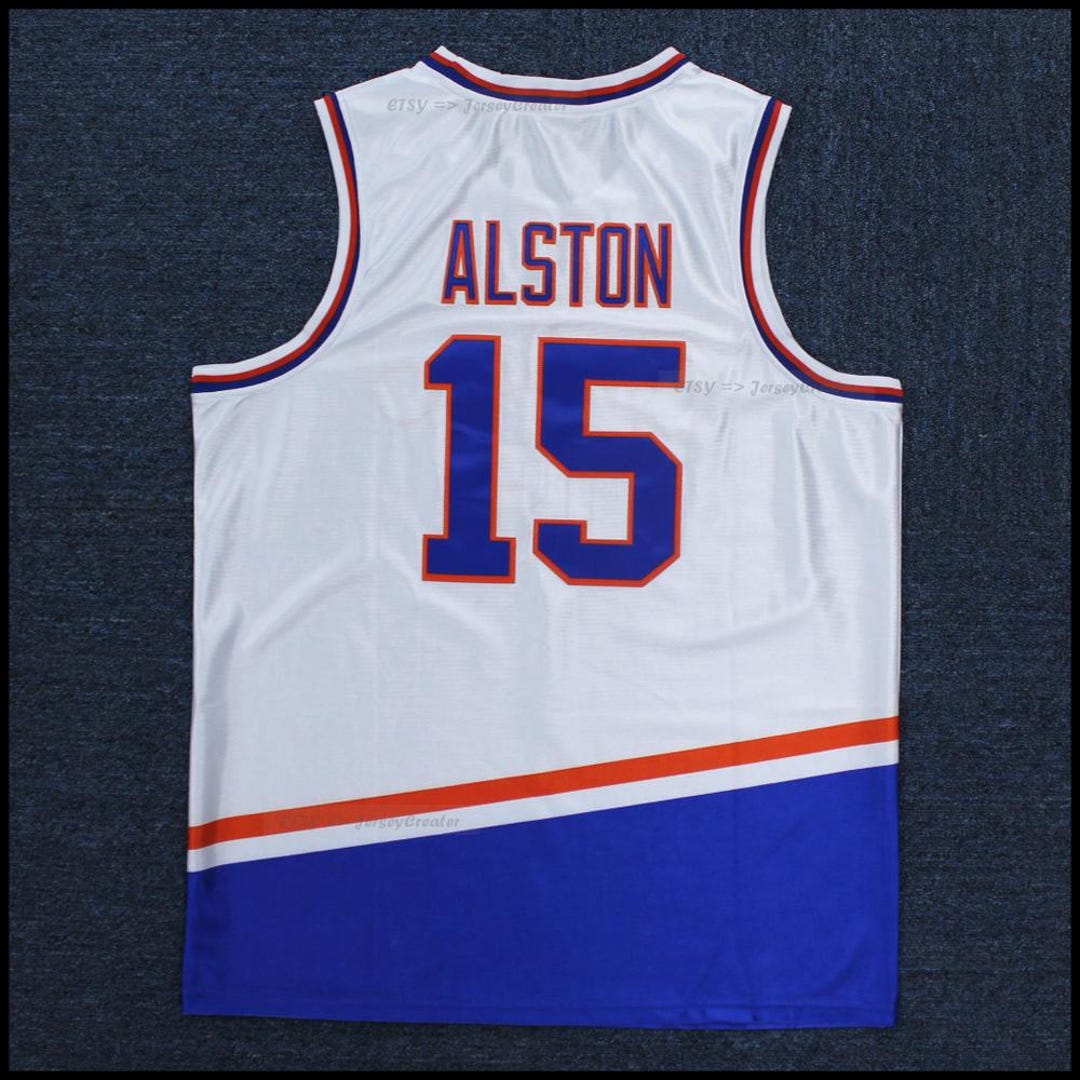 Throwback Rafer Alston #15 Benjamin High School Basketball Jersey White ...