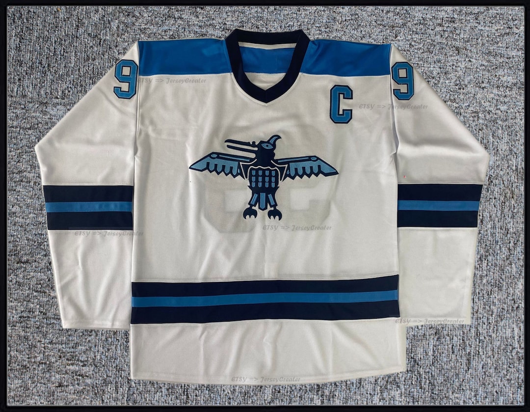 Throwback Wayne Gretzky #99 High School Hockey Jersey Top Stitched ...
