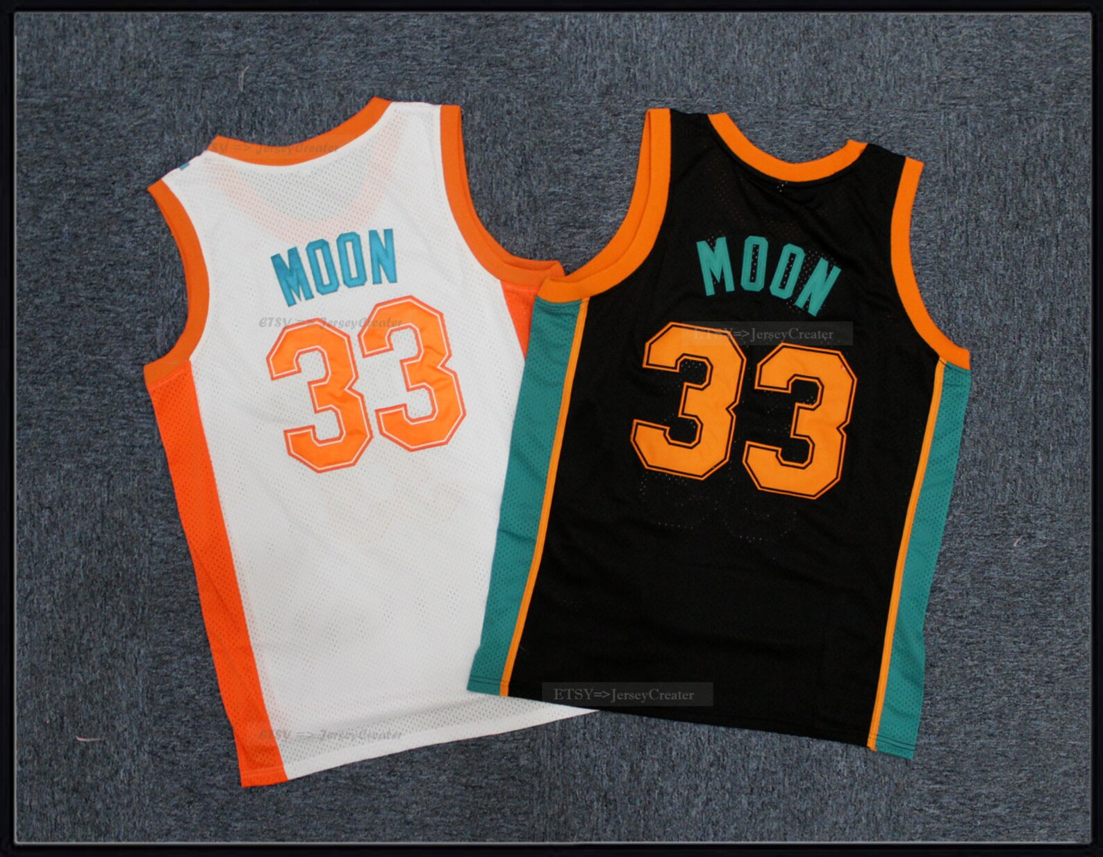 90'S Semi Pro Flint Tropics Jackie Moon 33 Basketball Jersey Sewnhip ...